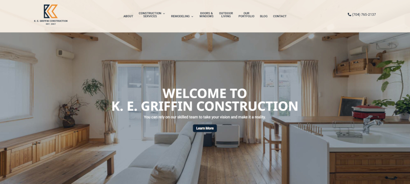 Our New Website is Live! | K. E. Griffin Construction